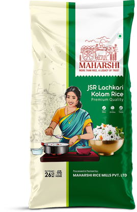 JSR Lachkari Kolam Rice - Maharshi